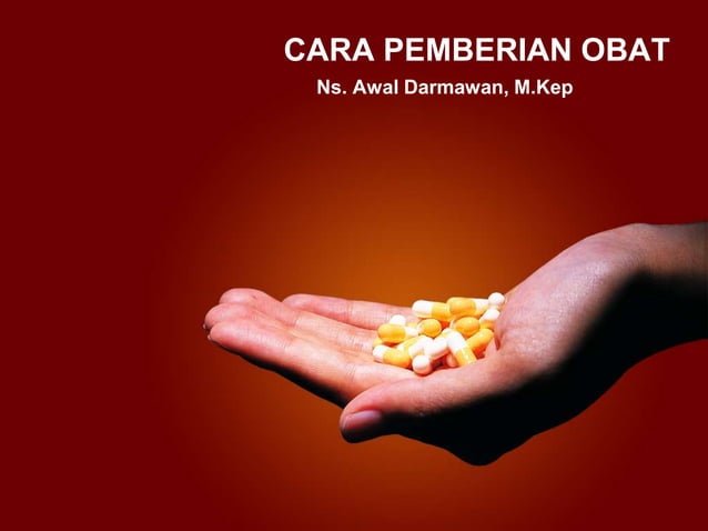 PEMBERIAN OBAT -OBATAN SESUAI STANDAR OPERASIONAL PROSEDURE.pptx