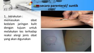 Ketrampilan dasar Kebidanan Pemberian obat dan cairan | PPTX