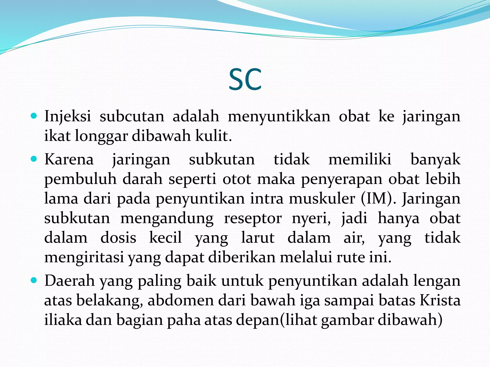 Pemberian obat parenteral | PPTX