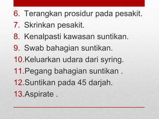 Pemberian Ubat Melalui Suntikan Intradermal | PPT