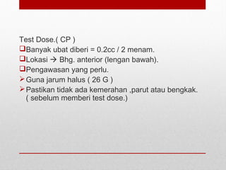 Pemberian Ubat Melalui Suntikan Intradermal | PPT