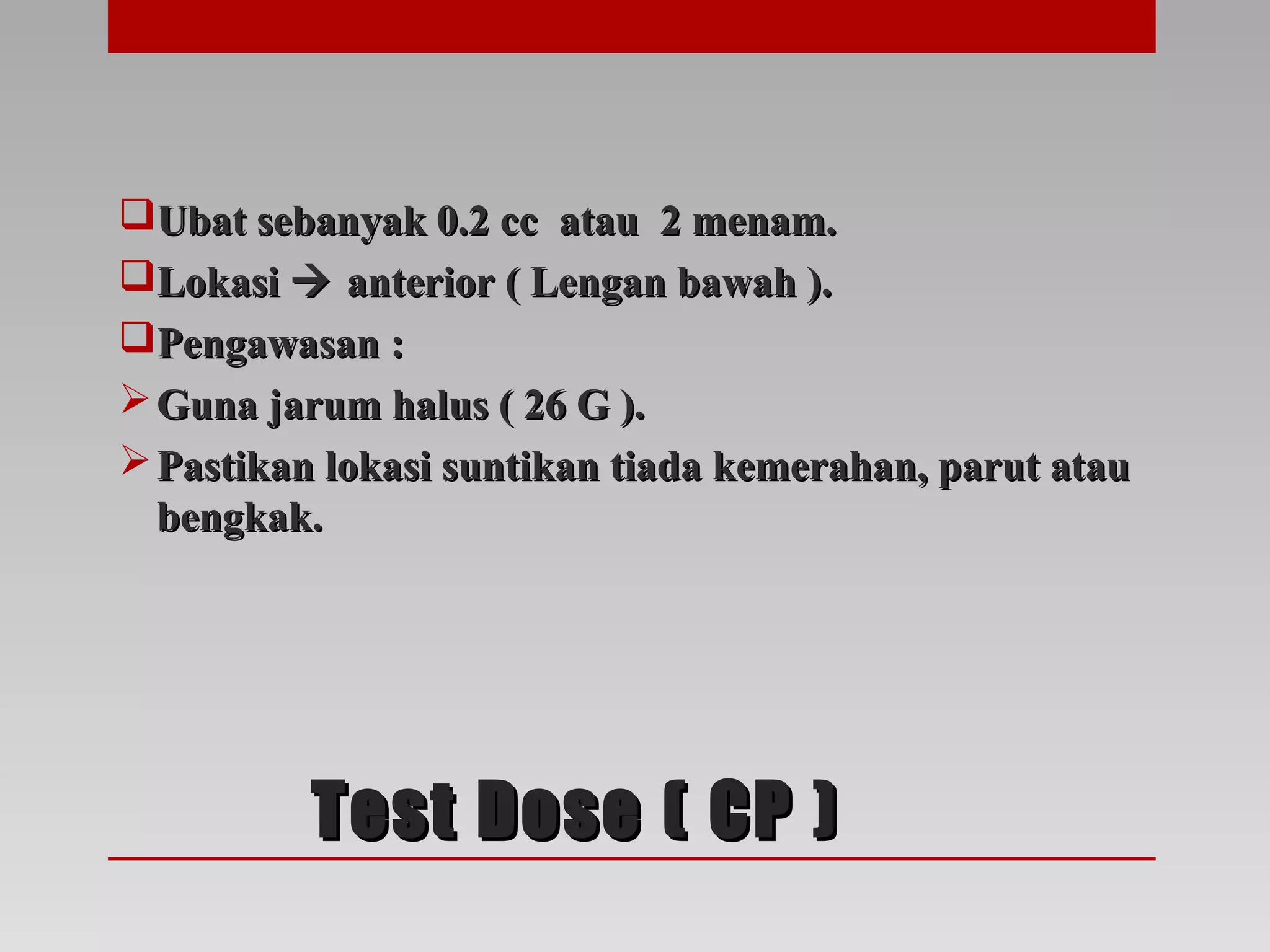 Pemberian Ubat Parenteral - Suntikan | PPT