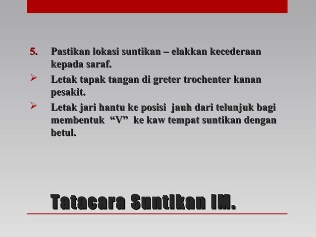 Pemberian Ubat Parenteral - Suntikan | PPT
