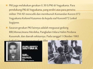 Strategi Nasional Dalam Menghadapi Peristiwa Madiun/PKI, DI/TII, G 30 S ...