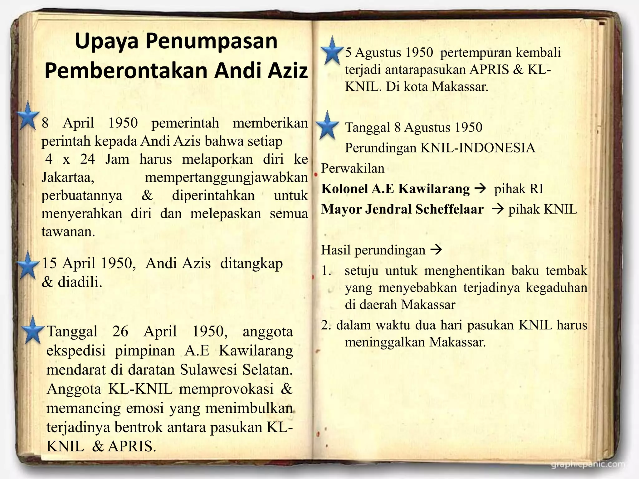 SEJARAH INDONESIA PEMBERONTAKAN ANDI AZIS | PPTX