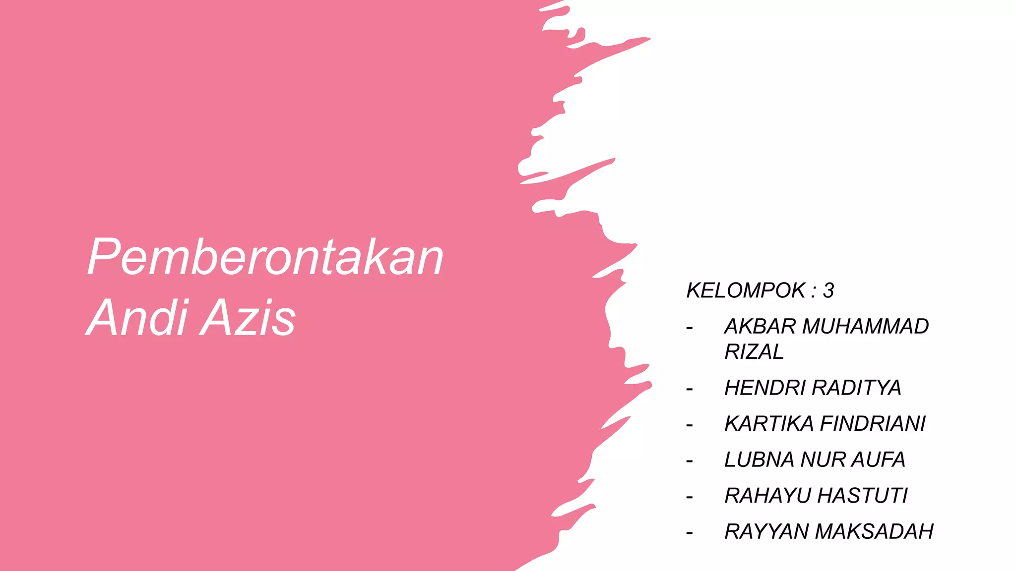 Pemberontakan Andi Azis.pptx