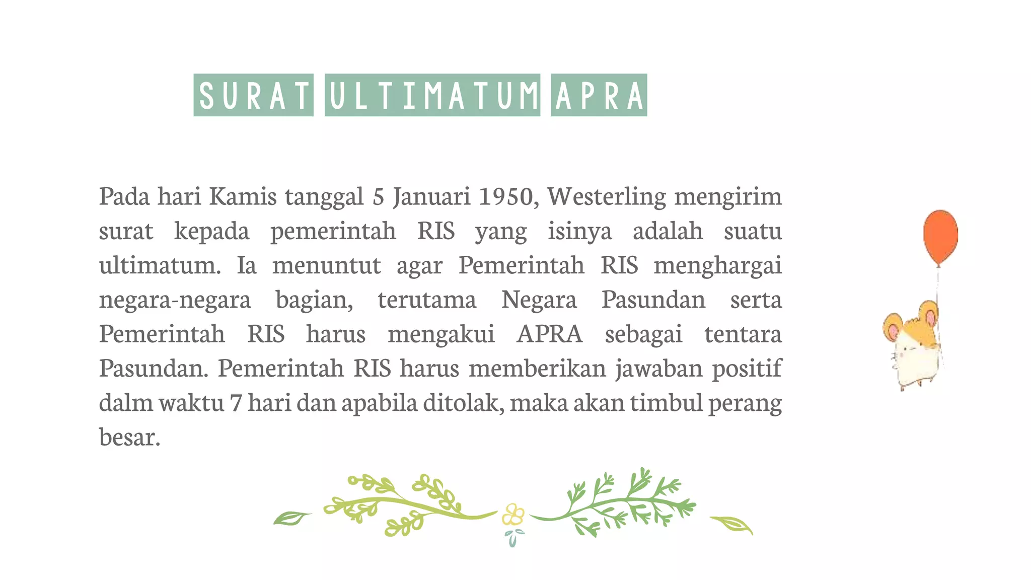 Pemberontakan apra | PPTX