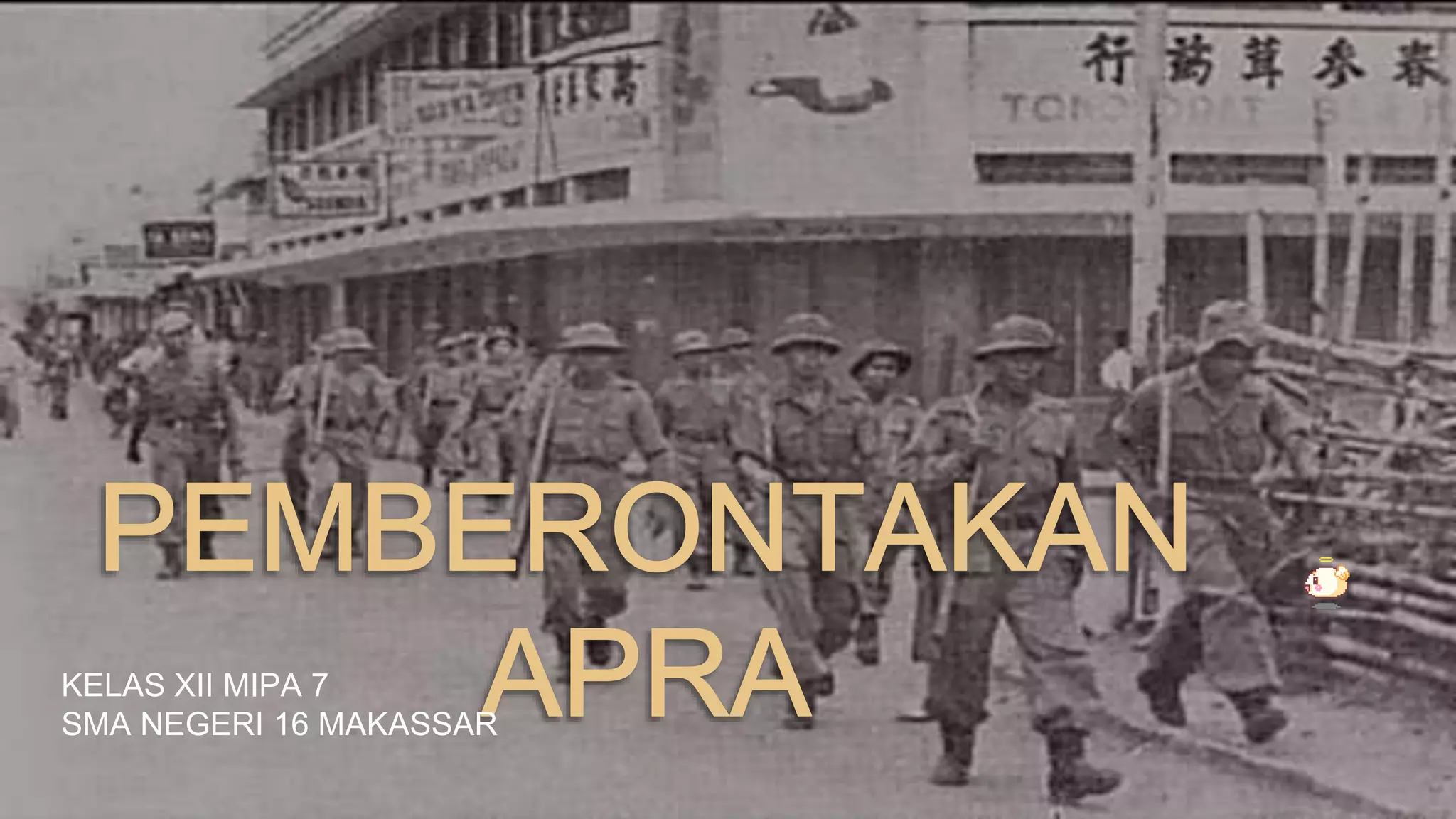 Gerakan APRA di Indonesia | PPT