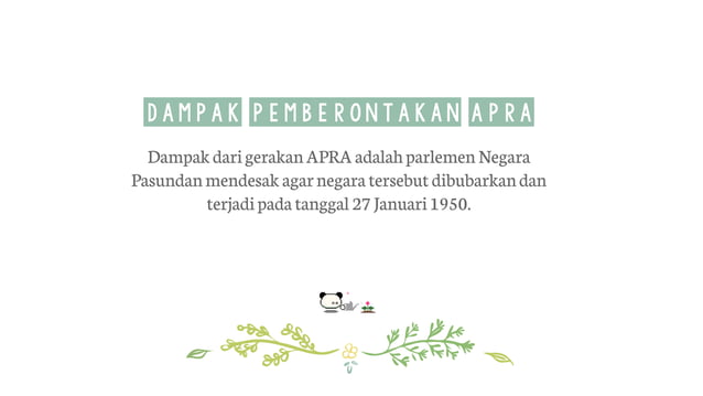 Pemberontakan apra | PPTX