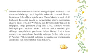 Pemberontakan apra | PPTX