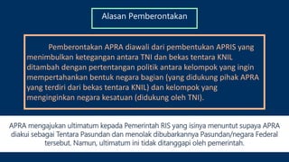 Pemberontakan APRA | PPTX