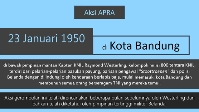 Pemberontakan APRA | PPTX