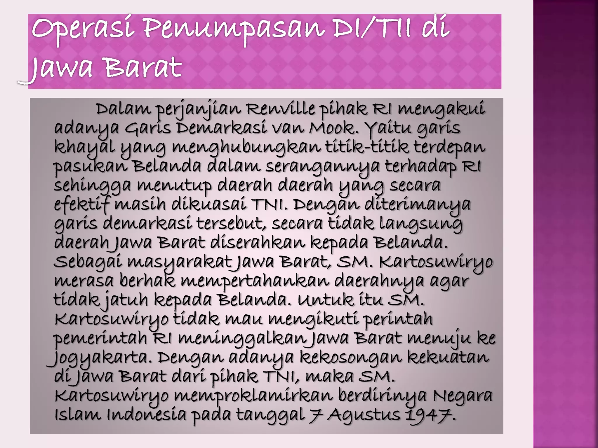 IPS Sejarah Pemberontakan DI/TII (Darul Islam atau Tentara Islam ...