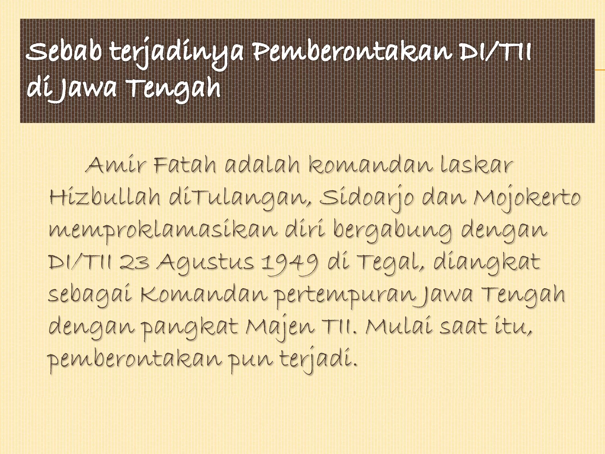 IPS Sejarah Pemberontakan DI/TII (Darul Islam atau Tentara Islam ...