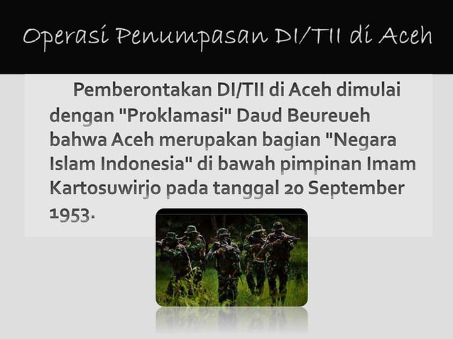 IPS Sejarah Pemberontakan DI/TII (Darul Islam atau Tentara Islam ...
