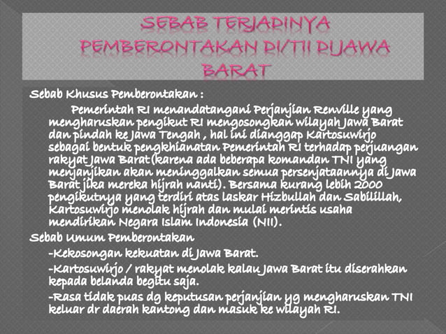IPS Sejarah Pemberontakan DI/TII (Darul Islam atau Tentara Islam ...