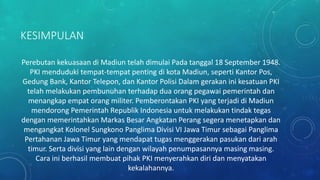 Pemberontakan PKI di Madiun | PPTX