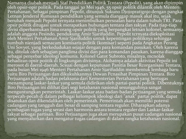 Pemberontakan pki madiun 1948 | PPTX