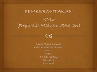 Pemberontakan rms | PPTX