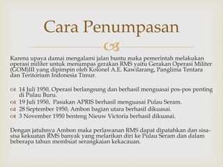 Pemberontakan rms | PPTX