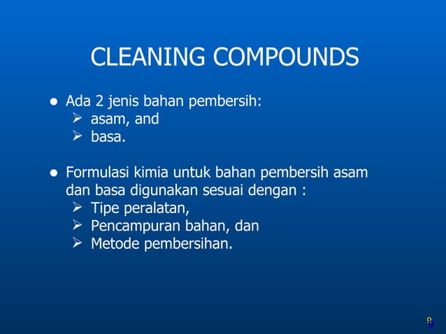 Pembersihan Peralatan : GMP Modul | PPT