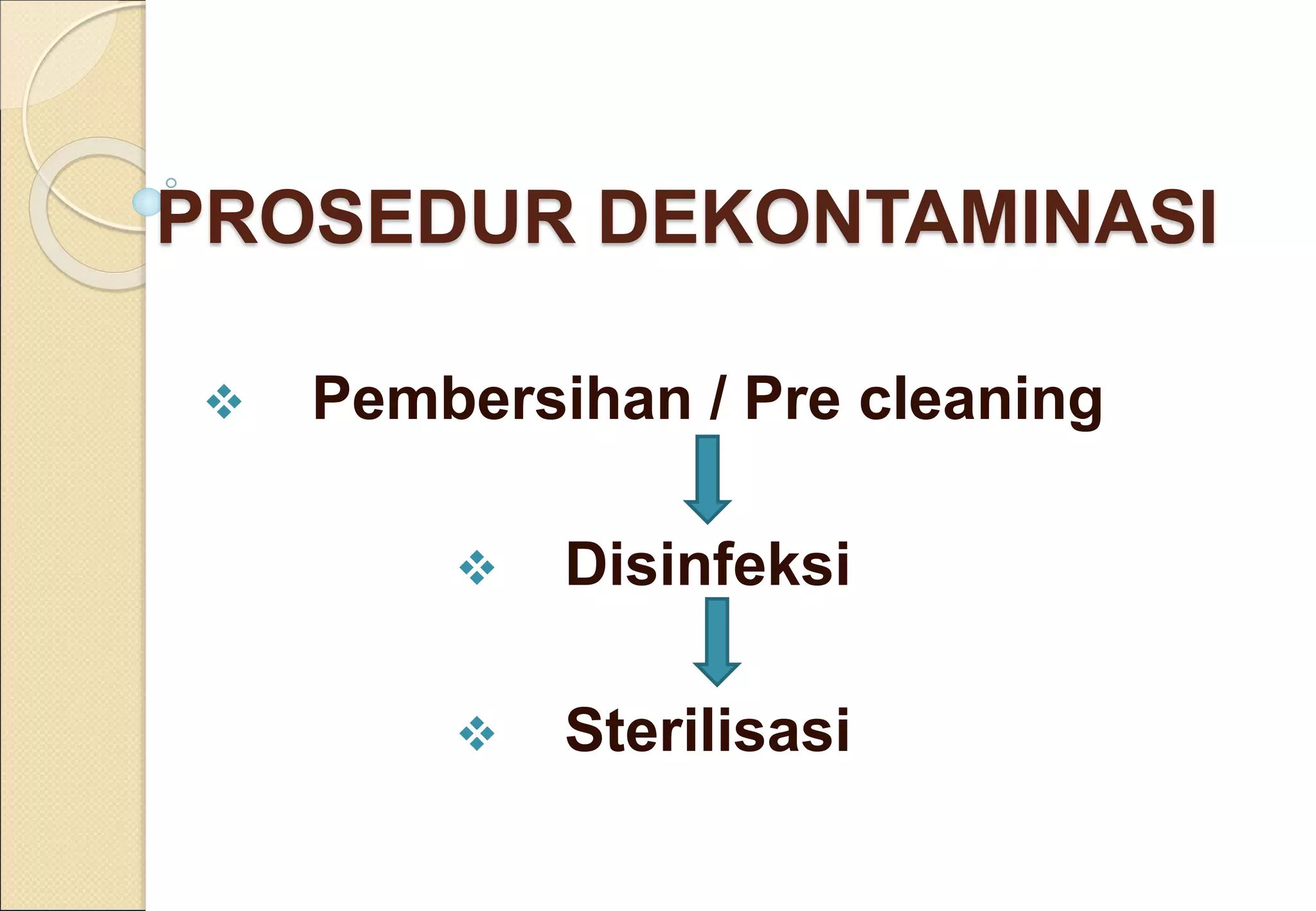 PEMBERSIHAN, DISINFEKSI & STERILISASI I.ppt