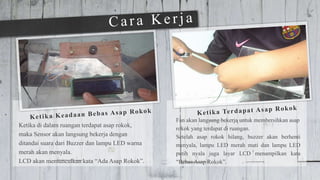 Pendeteksi Asap Rokok berbasis Arduino dengan menggunakan Sensor MQ-2 ...