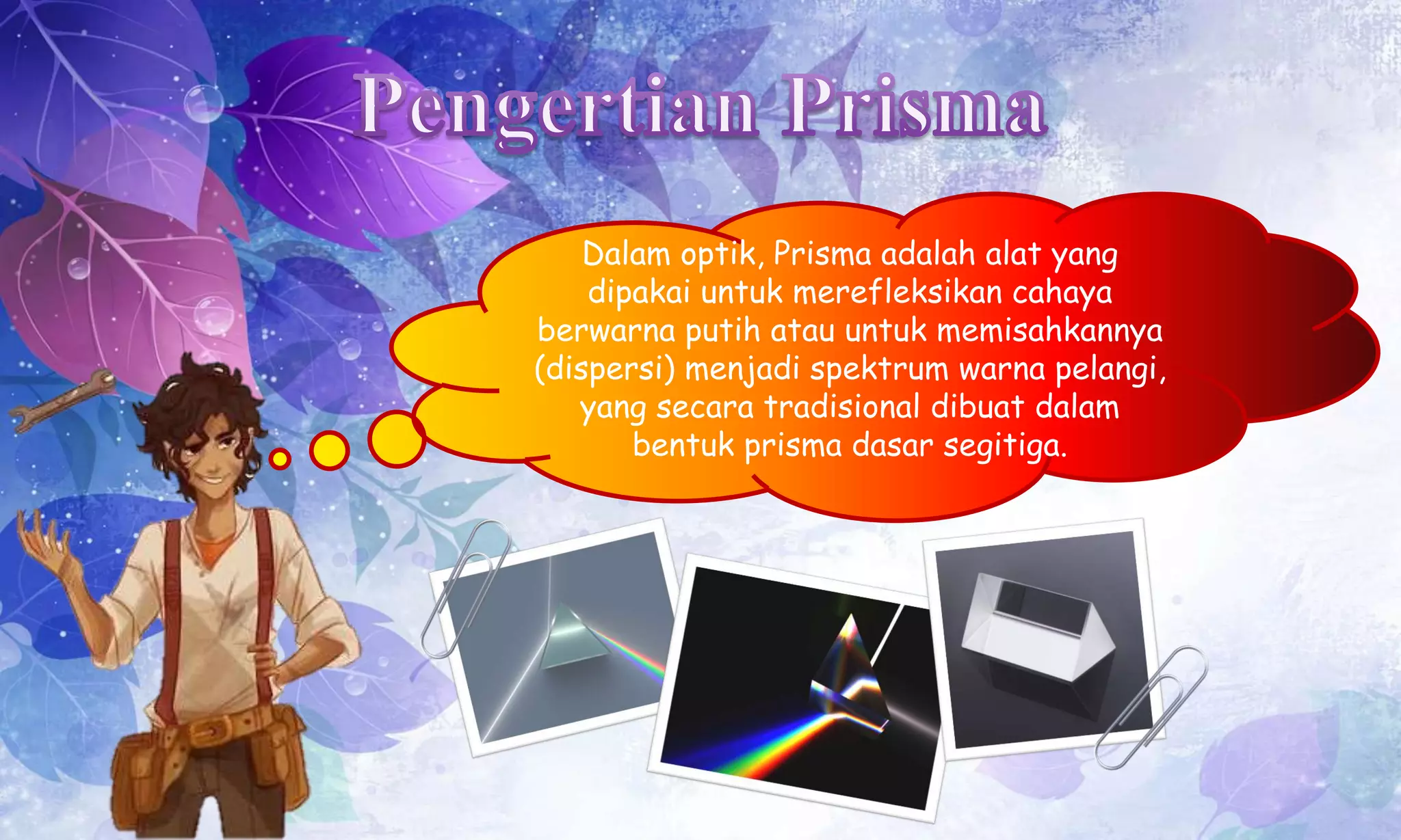 Pembiasan pada kaca plan paralel dan prisma | PPTX