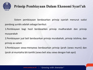 Pembiayaan dalam ekonomi syariah | PPT