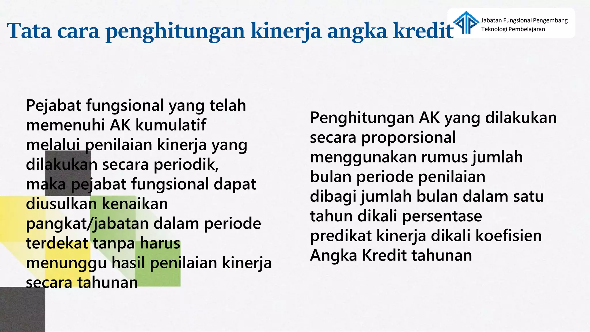 Pembinaan dan Penilaian Kinerja JF PTP (Permenpan 1 tahun 2023).pptx