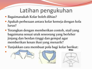 Pembinaan pola pakaian | PPTX