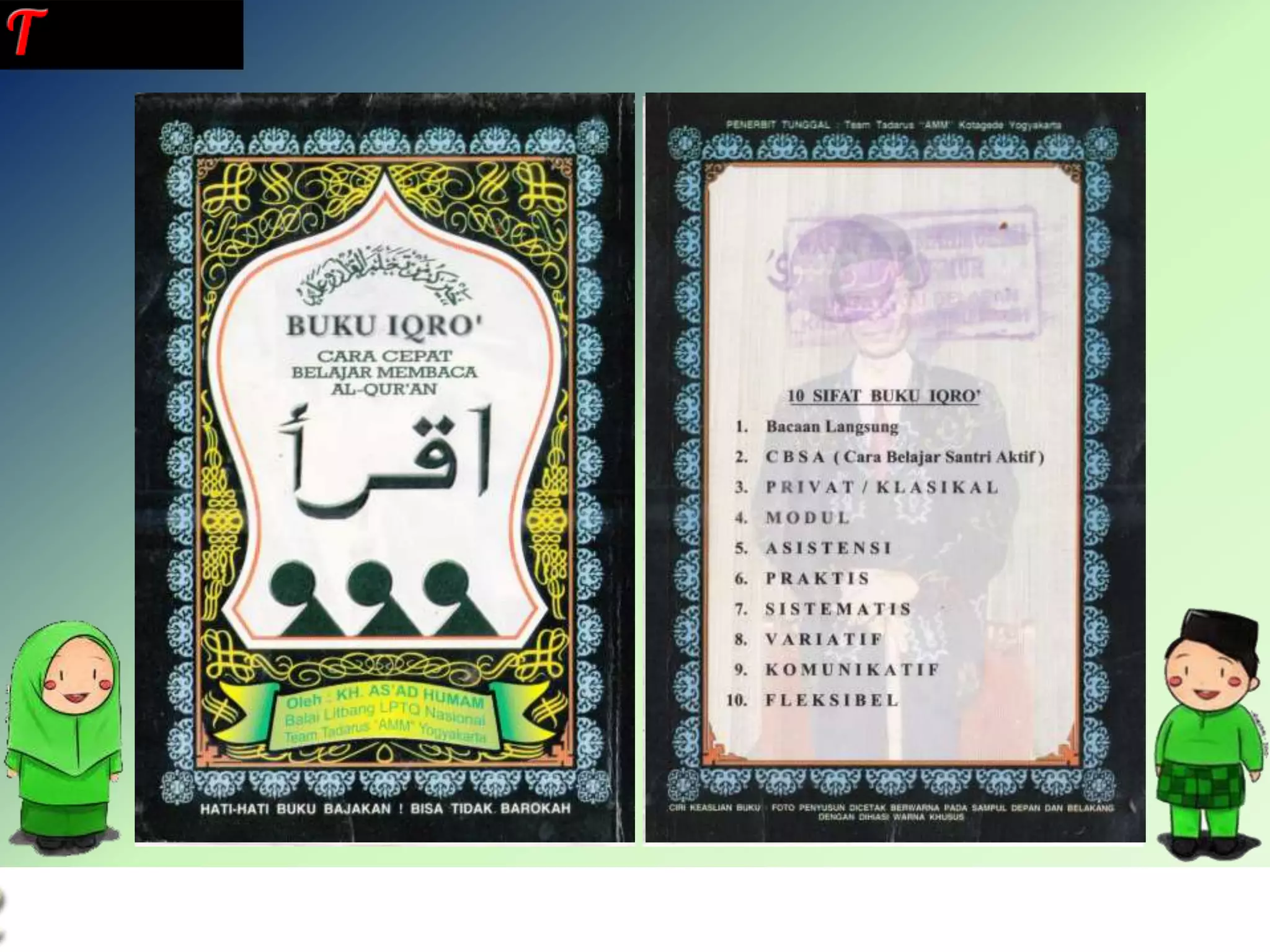 Tutorial Pembelajaran metode IQRO jilid 1 | PPTX