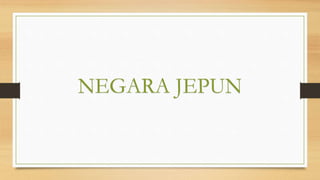 Pembangunan bandar mapan : Amalan Baik Negara Jepun & Malaysia | PPTX