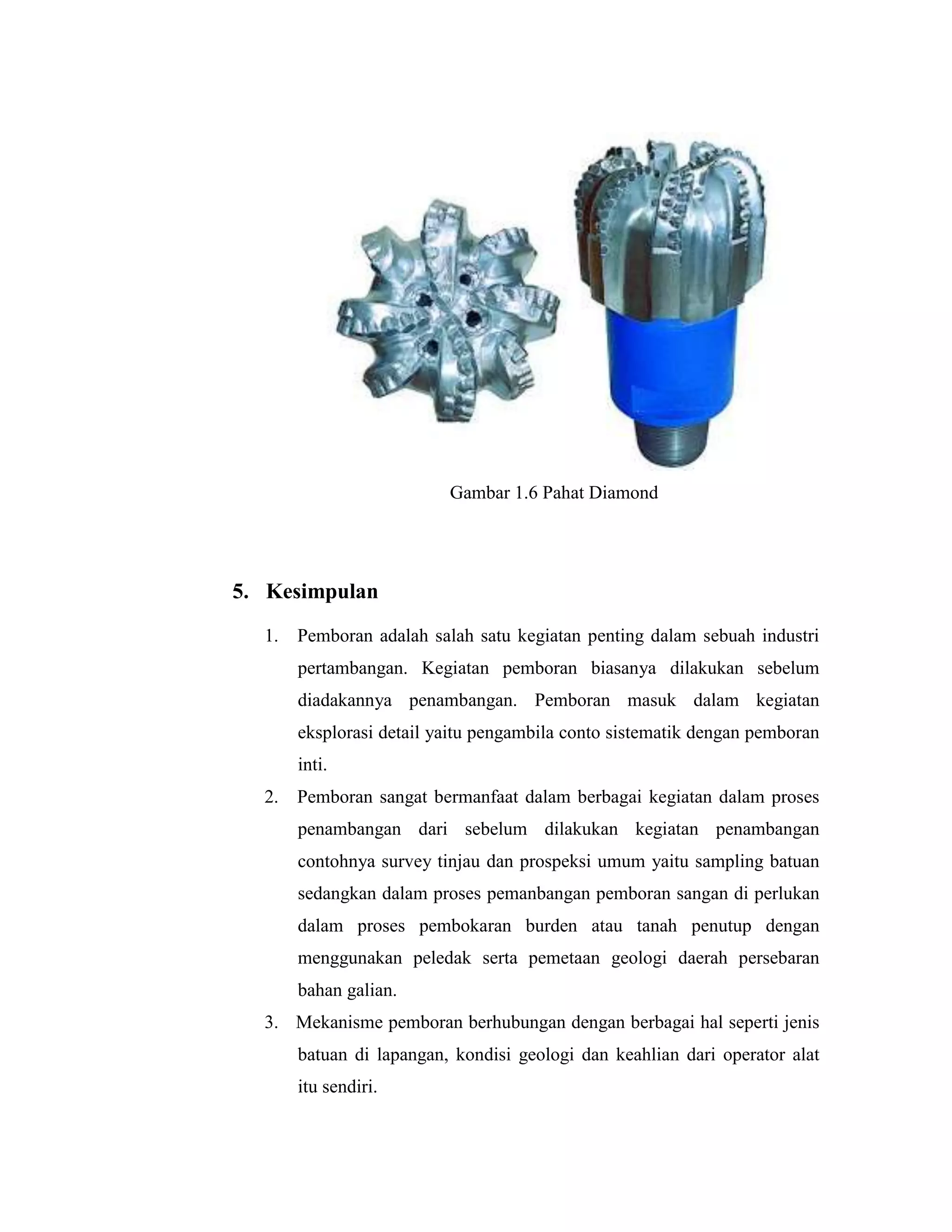 Pemboran tambang | DOCX