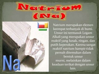 Pembuaan dan manfaat beberapa unsur logam dan senyawanya | PPTX