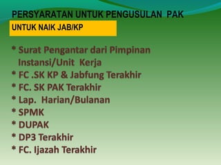 Pembuatan dupak-daftar-usul | PPT