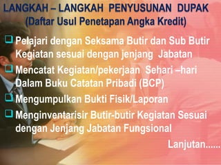 Pembuatan dupak-daftar-usul | PPT