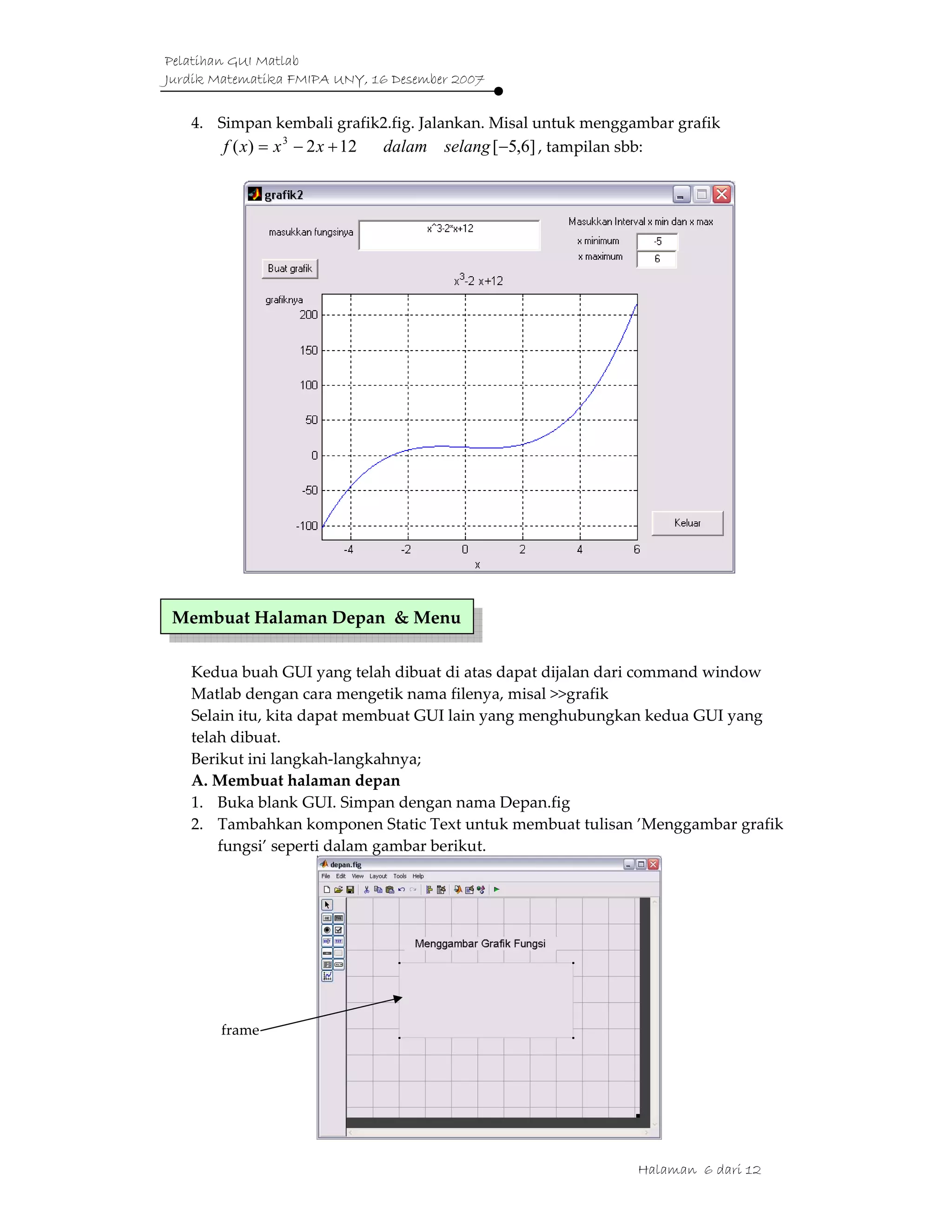 Pembuatan gui-dengan-matlab | PDF