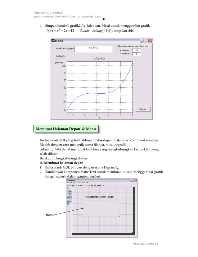 Pembuatan gui-dengan-matlab | PDF