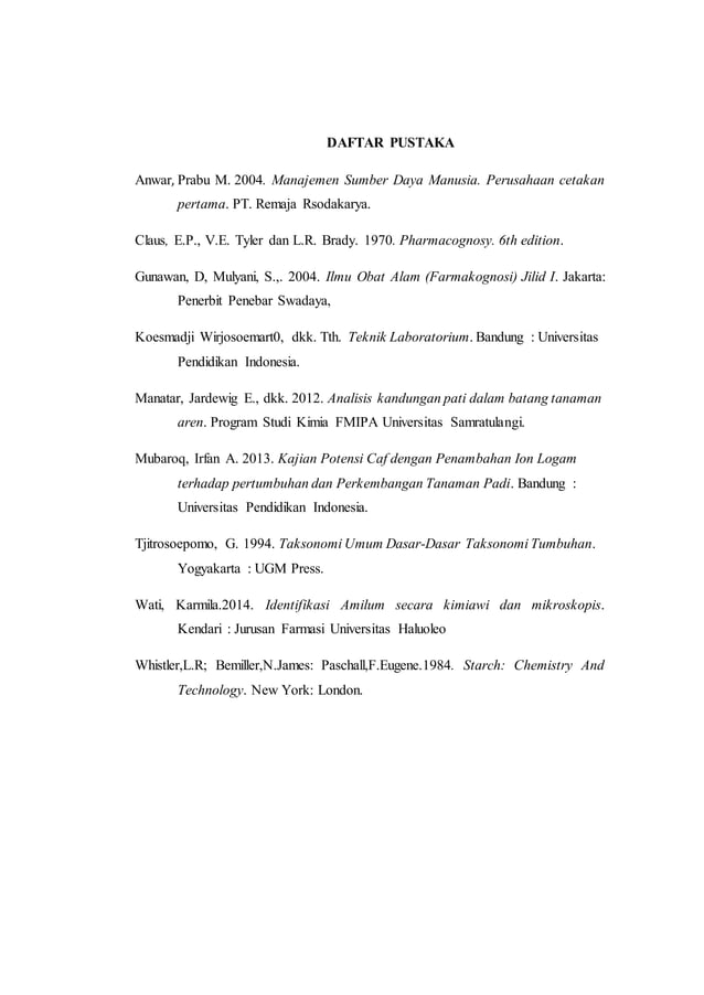 Pembuatan amilum | DOCX