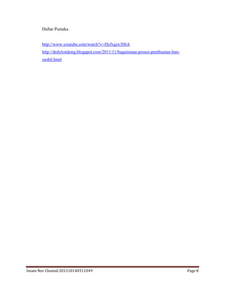 Pembuatan ban | DOCX