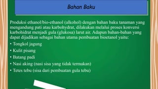 Pembuatan Bioetanol Dengan Menggunakan Bahan Dasar Limbah Organik ...
