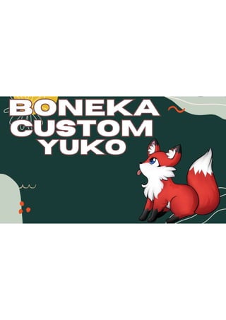 Pembuatan Boneka Custom | PDF