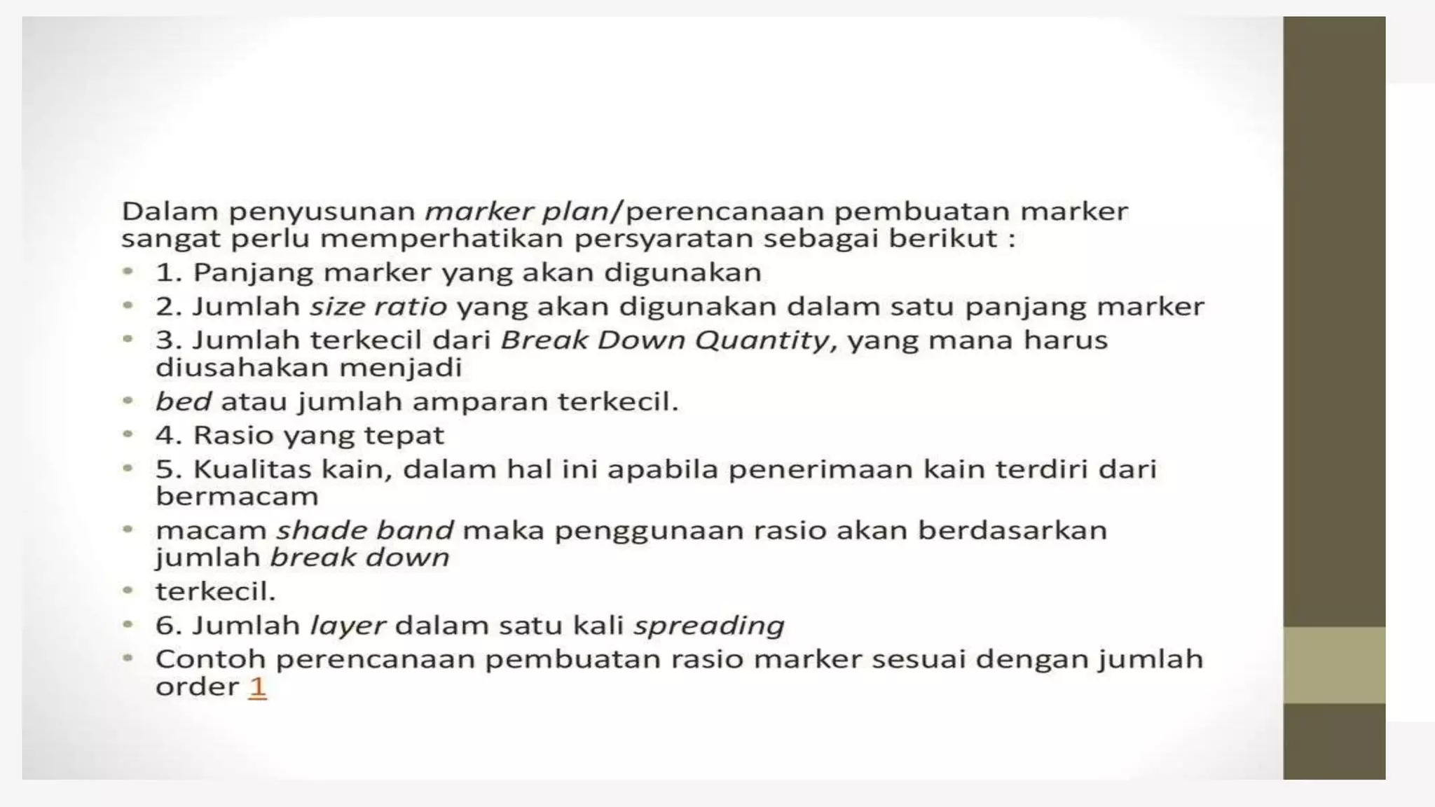 Pembuatan busana industri | PPTX