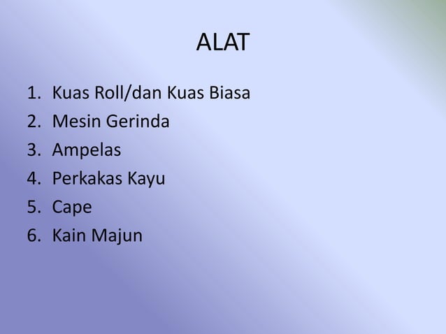 Pembuatan cetakan dan metode lay up kapal FRP | PPTX