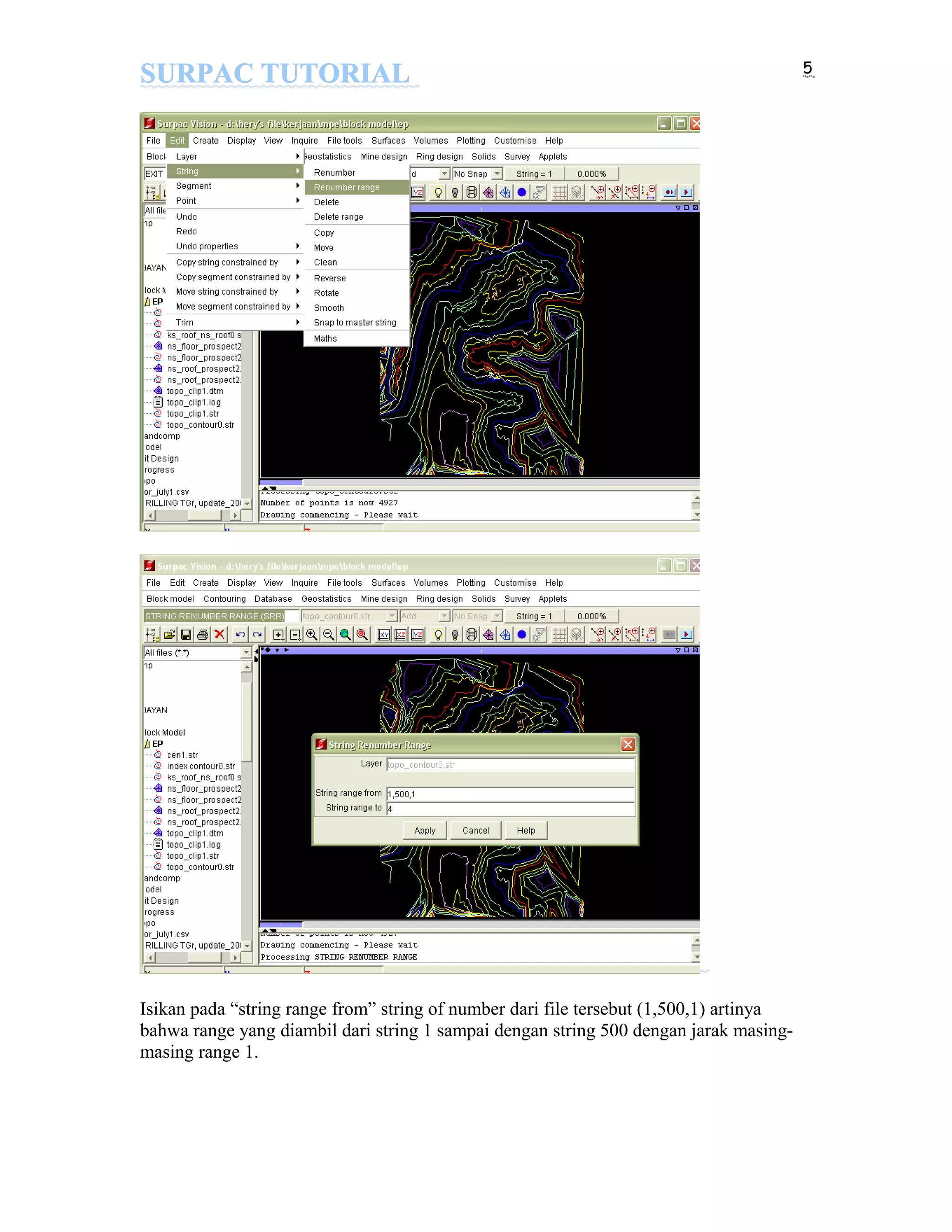 Pembuatan kontur | DOC