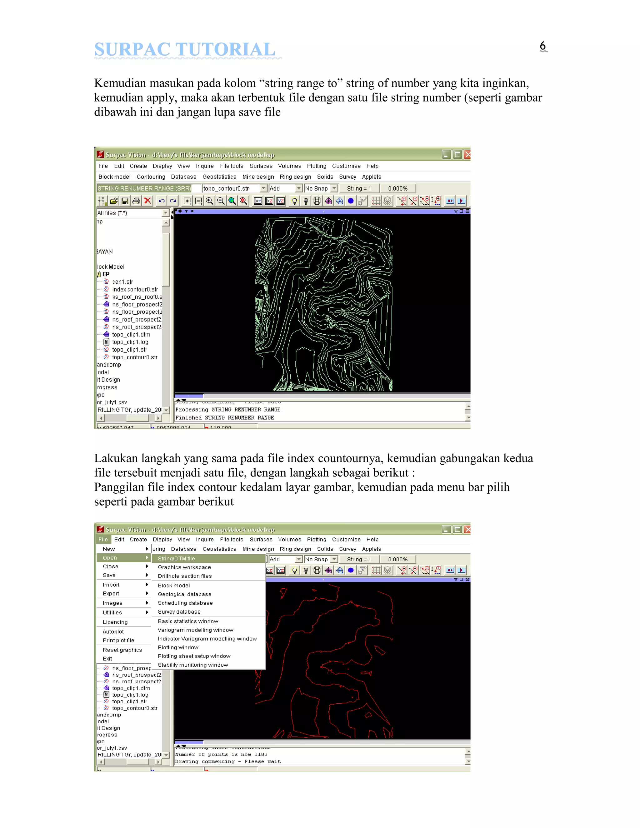 Pembuatan kontur | PDF