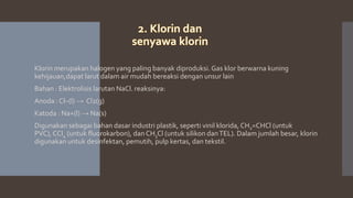 Pembuatan dan manfaat unsur senyawa non logam | PPT