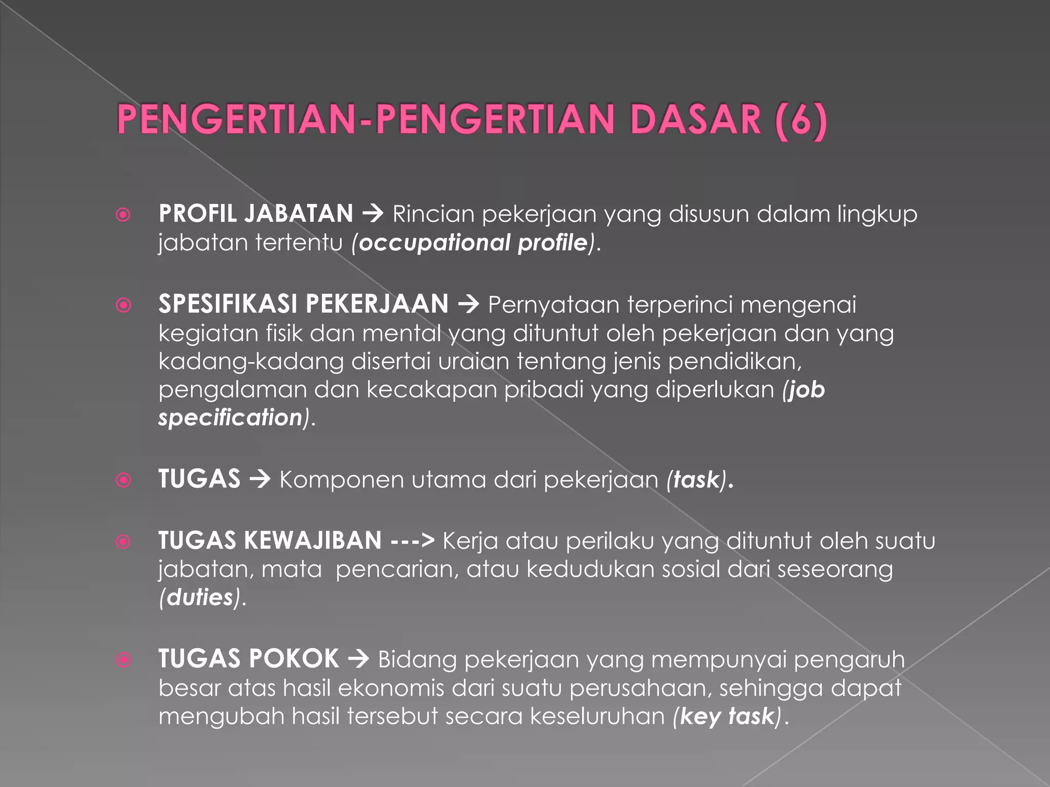 PANDUAN Membuat Jobdesc | PDF