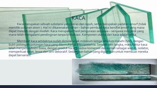 Pembuatan kaca - bahan galian industri | PDF